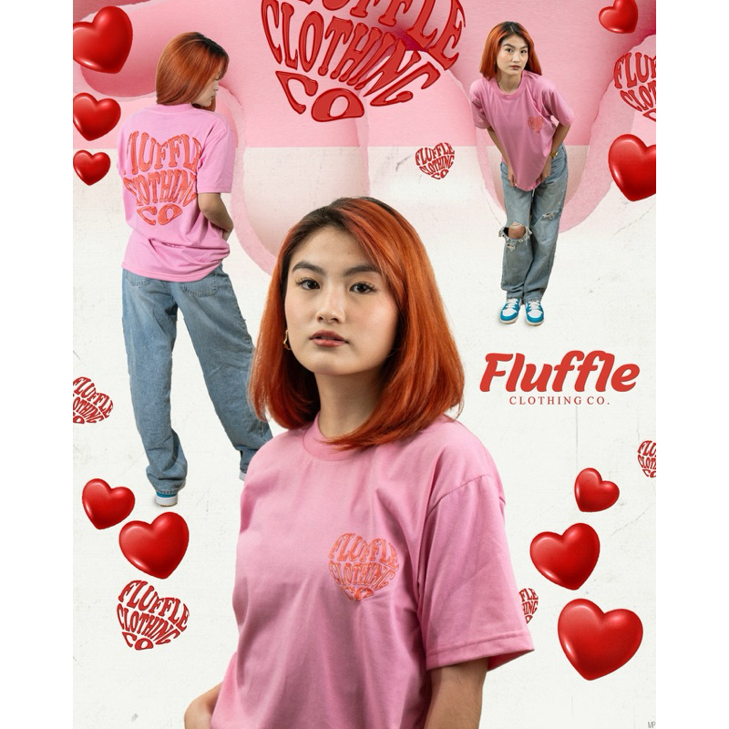 Fluffle Clothing VDAY 2024 Tee (Pink) | Shopee Philippines