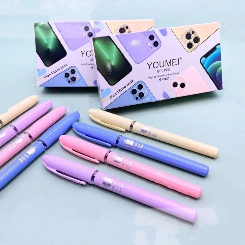 12pcs Per Box G-8025 IPen 13 Pro Max gel pen sign pen 0.5mm | Shopee ...