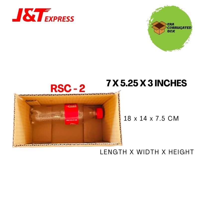 ERABOXES 7 x 5.25 x 3 Inches RCS 2 Corrugated Box 10 PCS | Shopee ...