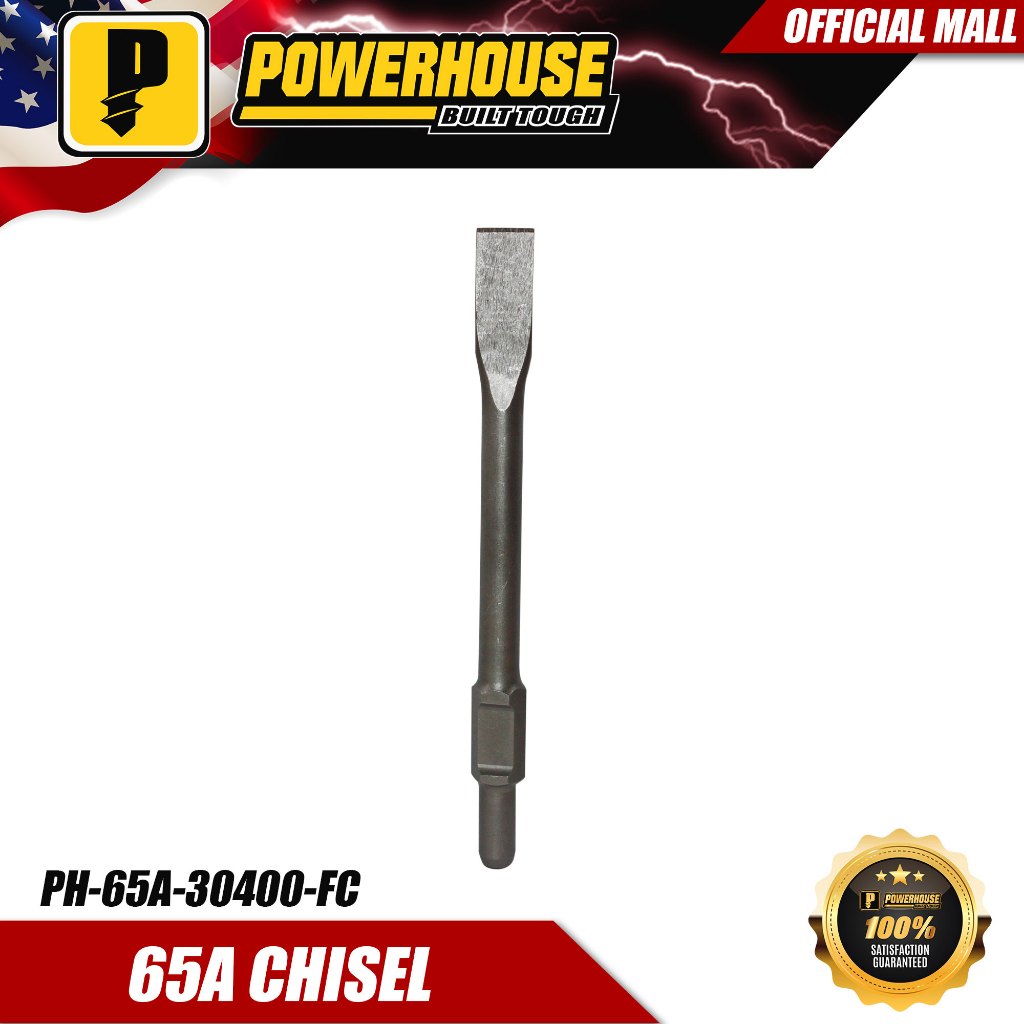 Powerhouse 65A Drill bit Chisel For Electric Demolition Hammer Concrete ...