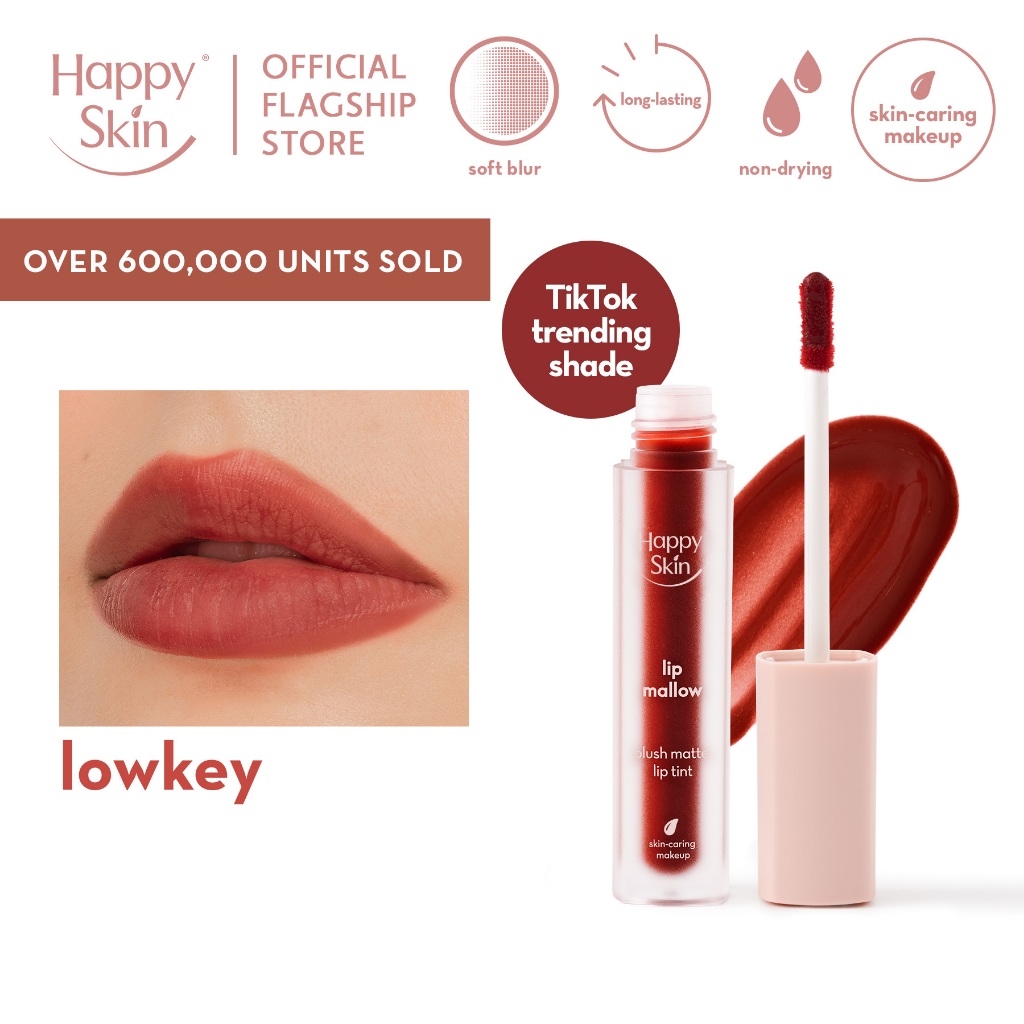 Happy Skin Lip Mallow Tint in Lowkey | Shopee Philippines