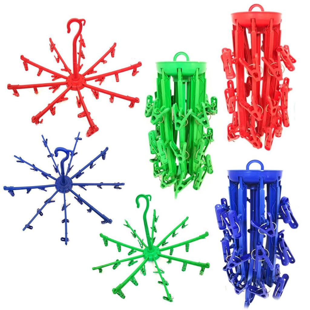 Octagon rack drying hanger Folding drying hosiery rack windproof 36 ...