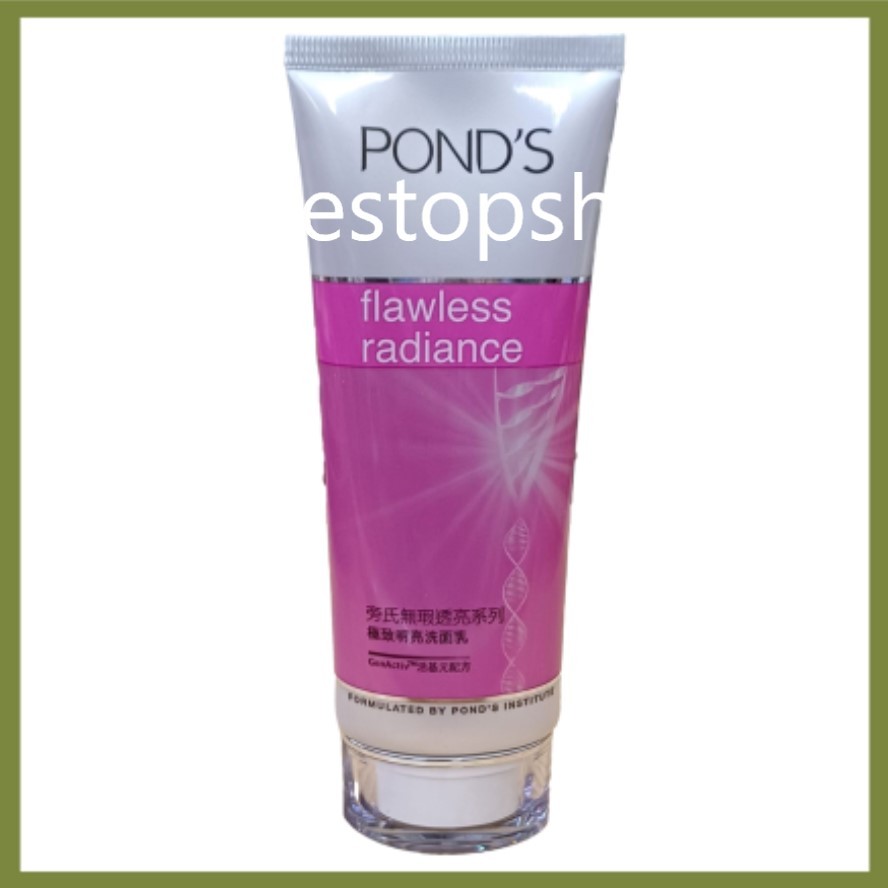 Ponds Flawless Radiance Ultra Luminous Facial Foam 100g | Shopee ...
