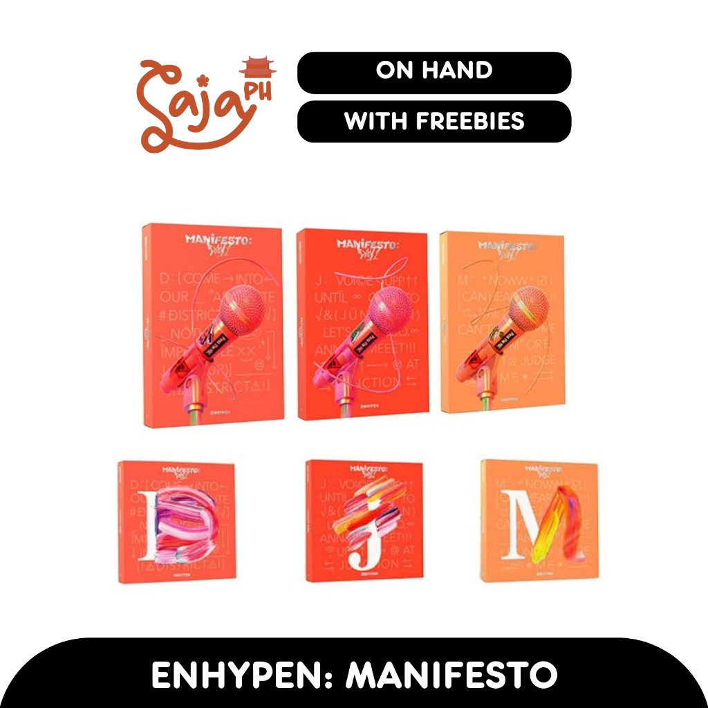 [OFFICIAL | SEALED] ENHYPEN: MANIFESTO ALBUM | Shopee Philippines