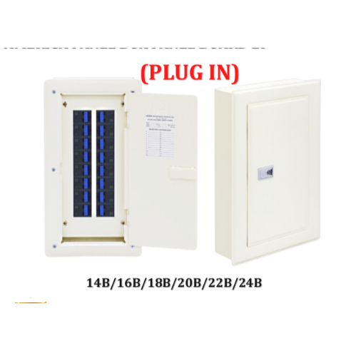 KOTEN Panel Box for 2-Pole ( Plug-In ) - 2 Pole - 100AF Panel Box Flush ...