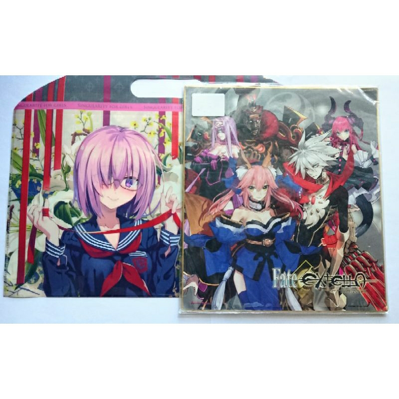 Fate Grand Order plastic bag + shikishi art board. Official anime fgo ...