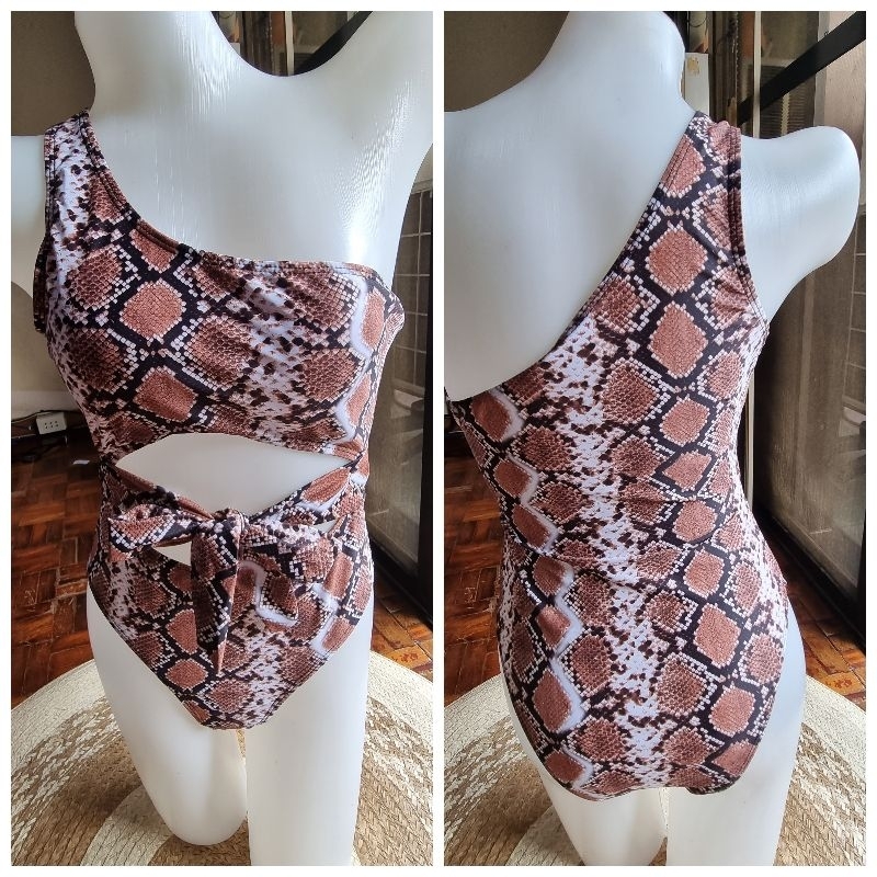 Small Venus Cut Animal Print Swimsuit | Shopee Philippines