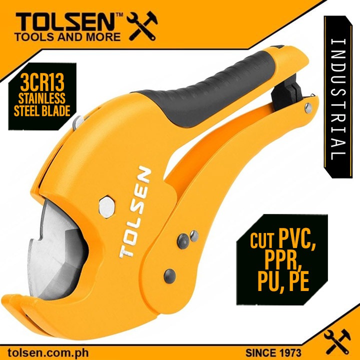 Tolsen Industrial PVC Pipe Cutter (225mm, 9”) 33001 | Shopee Philippines