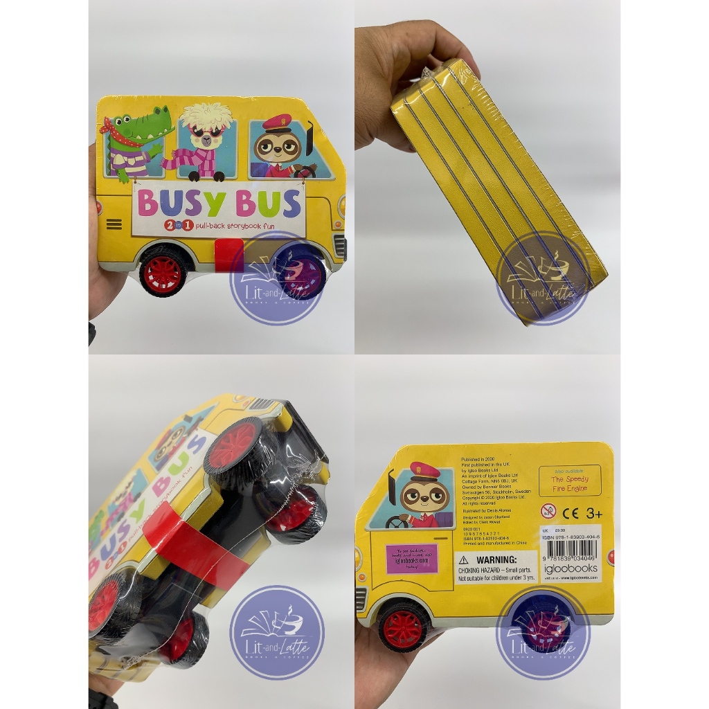 Busy Bus 2in1 Pull-Back Storybook Fun - IGLOOBOOKS | Shopee Philippines