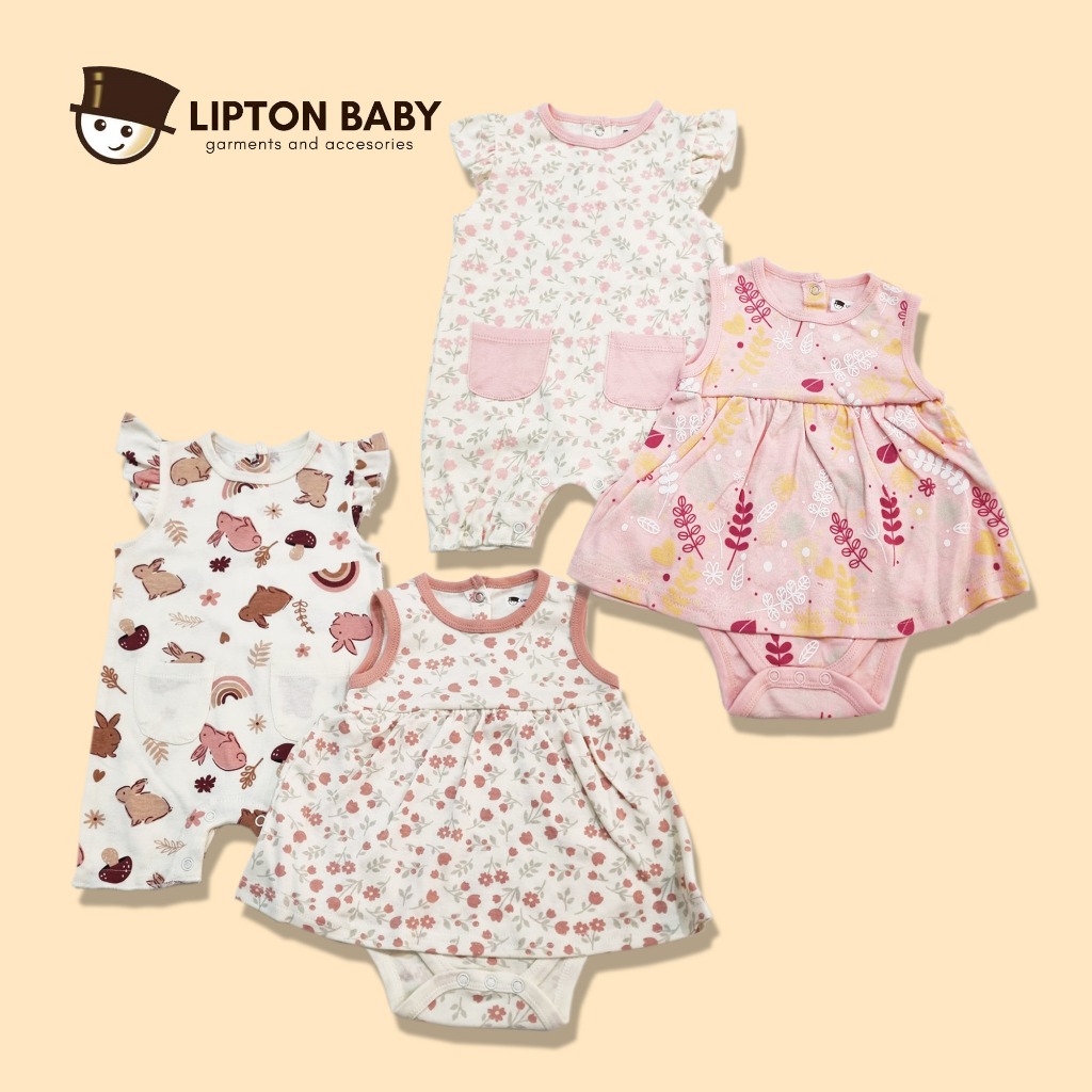 Lipton Baby 2in1 Onesie Set | Shopee Philippines