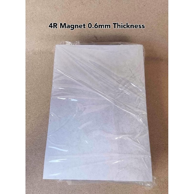 (4R) 0.5mm Thickness Magnetic Sheet with Adhesive (100 Pcs) | Shopee ...