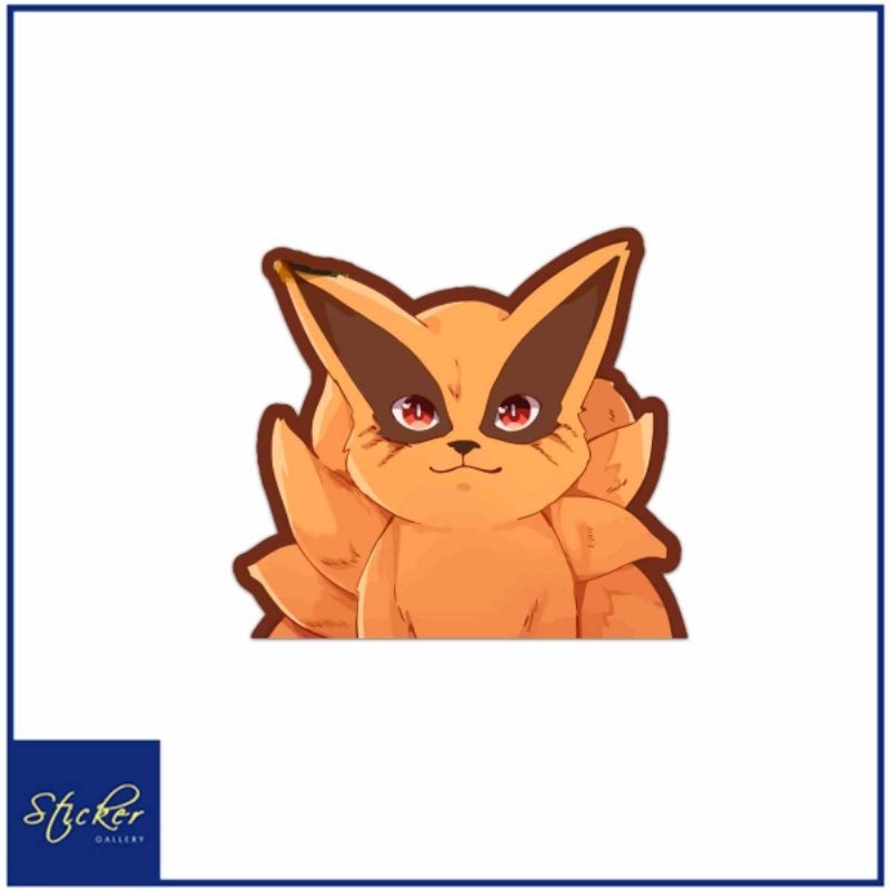 KURAMA CHIBI ANIME WATERPROOF STICKER | Shopee Philippines
