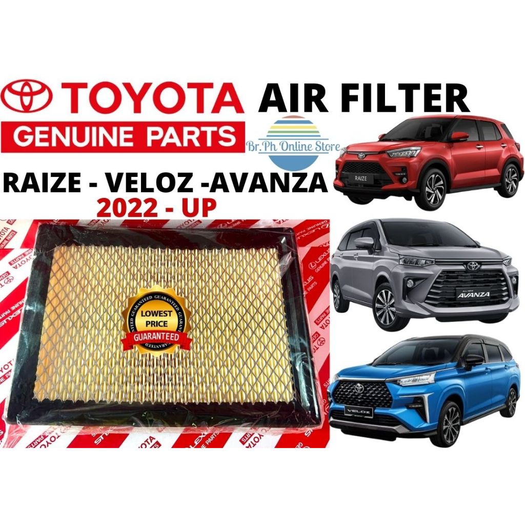 AIR FILTER FOR TOYOTA AVANZA / TOYOTA VELOZ / TOYOTA RAIZE 2022- Up ...