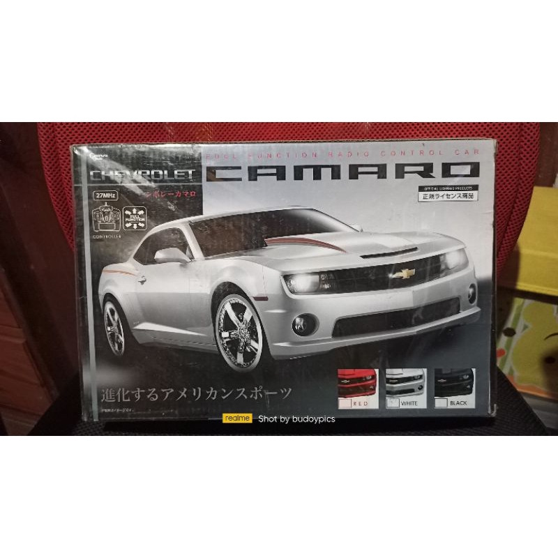 Peanuts Club GM Chevrolet Camaro Full Function Radio Control Car White ...