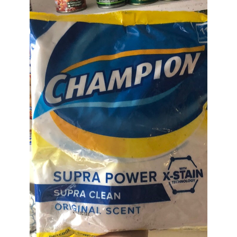 CHAMPION DETERGENT POWDER 400g | Shopee Philippines