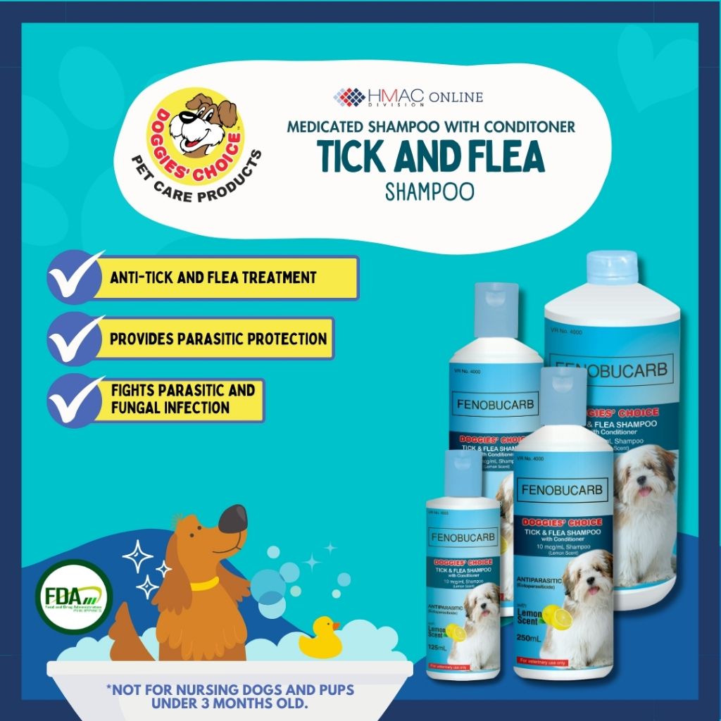 Doggies' Choice Tick & Flea Medicated Shampoo | Shopee Philippines