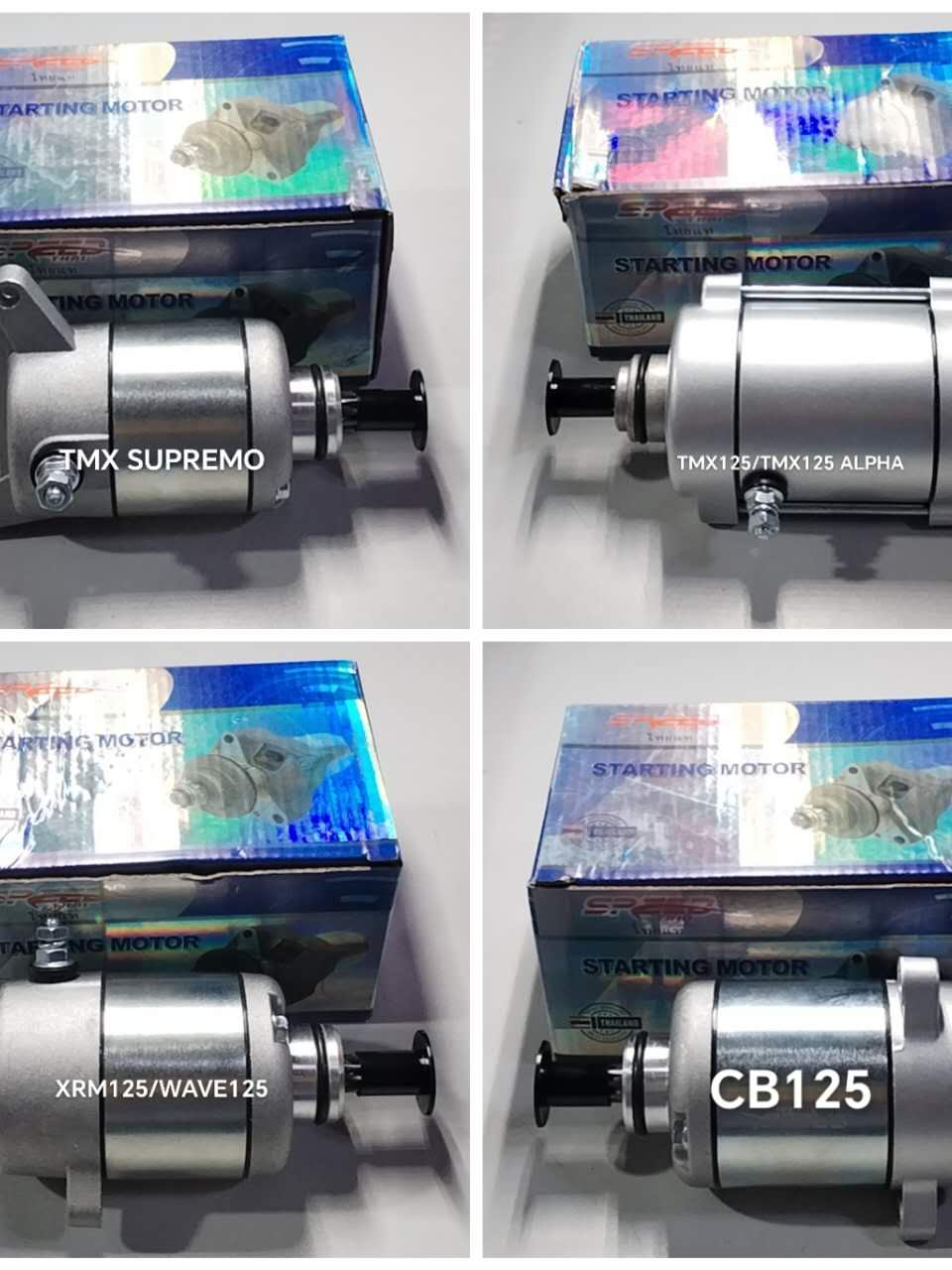 [JMC] MOTORCYCLE STARTER MOTOR FOR CB125/RAIDER150/WAVE125/XRM125/TMX ...