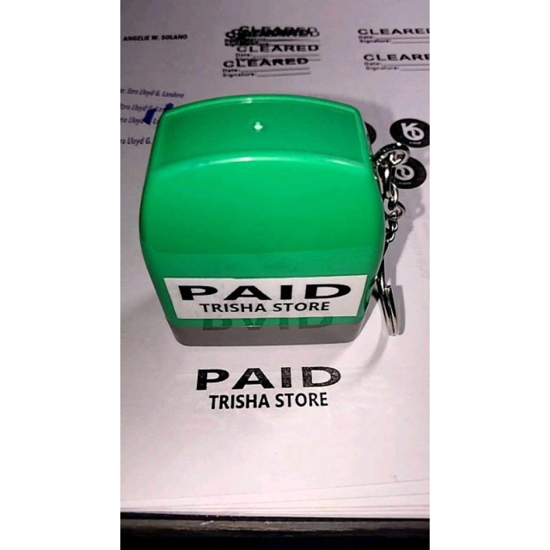 HA3313 SELF INKING STAMP FREE LAYOUT NAME | Shopee Philippines