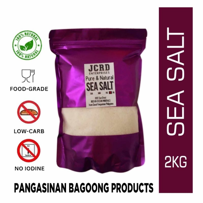 Dasol Pangasinan Rock Salt 2kg Premium | Shopee Philippines