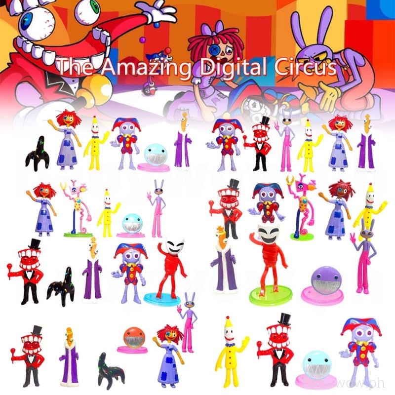 10-Piece Collectible Toy Magical Circus of Numbers Action Figure Toy ...