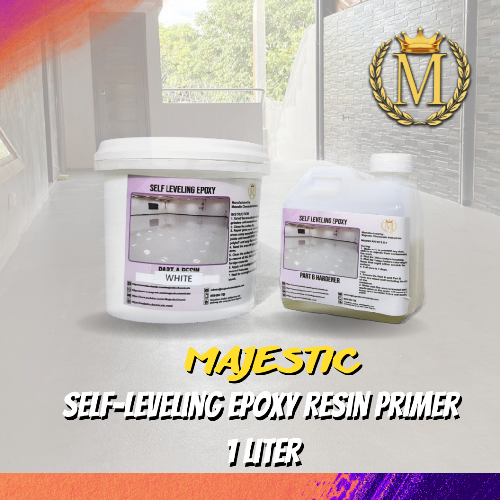 1 Liter MAJESTIC Self Leveling Epoxy Resin | Shopee Philippines