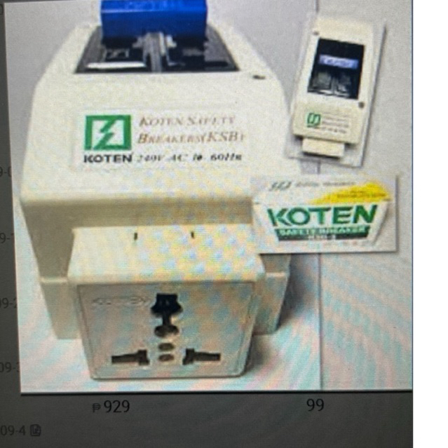 KOTEN CIRCUIT BREAKER WITH HOUSING AND AIRCON OUTLET | Shopee Philippines