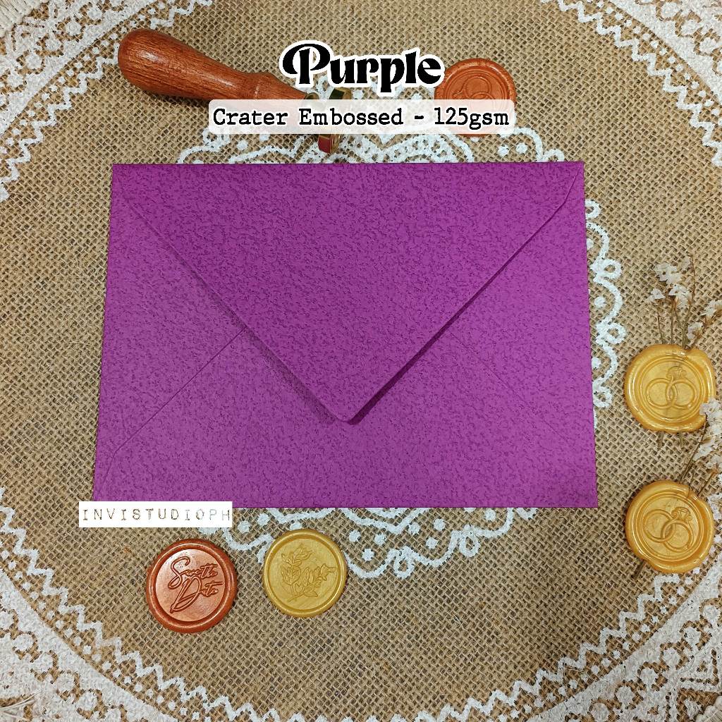 Invitation Envelopes ON-HAND | Purple Purple Rain Lilac Parma ...