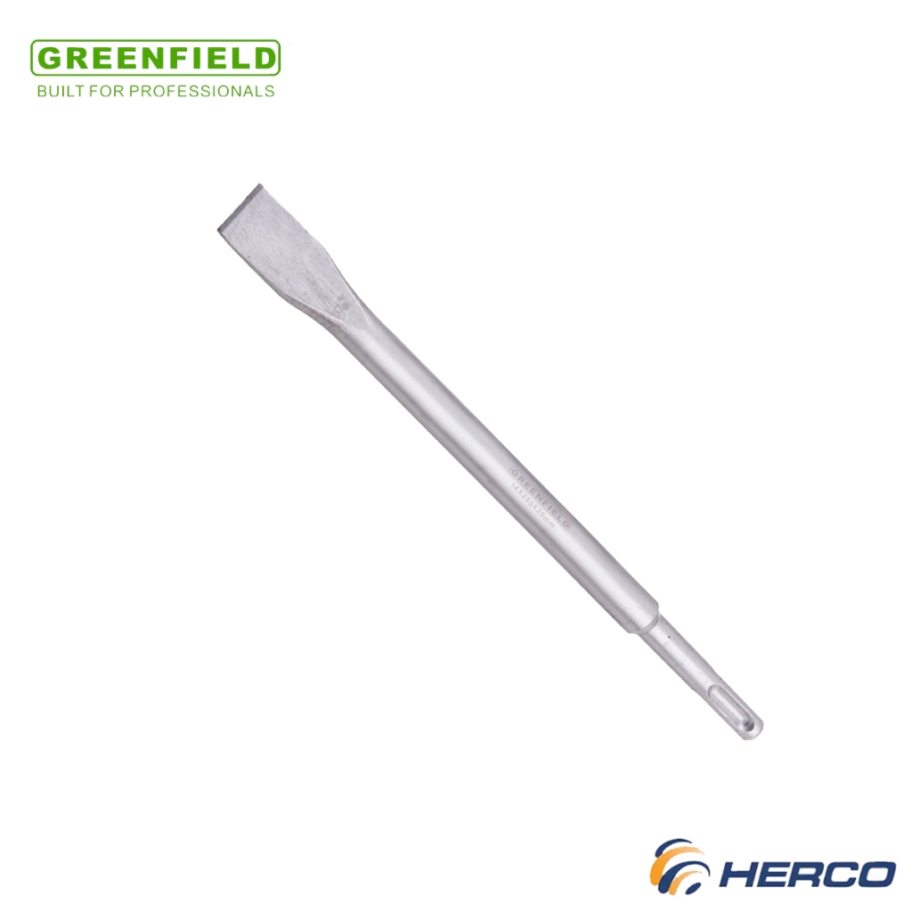 Greenfield SDS + Flat Chisel 20mm x 250mm (Round Body) | Shopee Philippines