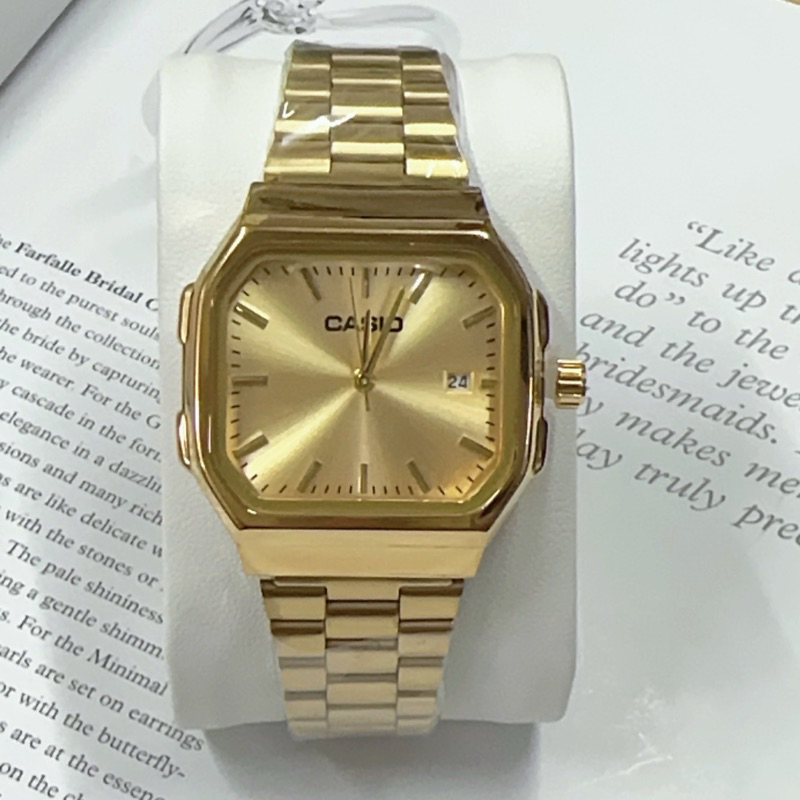 Fashion watch Casio good quality with box and paper bag | Shopee ...
