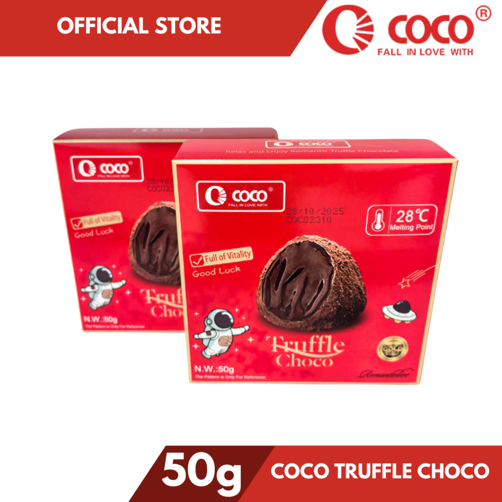 【BUY 1 TAKE 1】COCO Truffle Chocolate 50g | Shopee Philippines