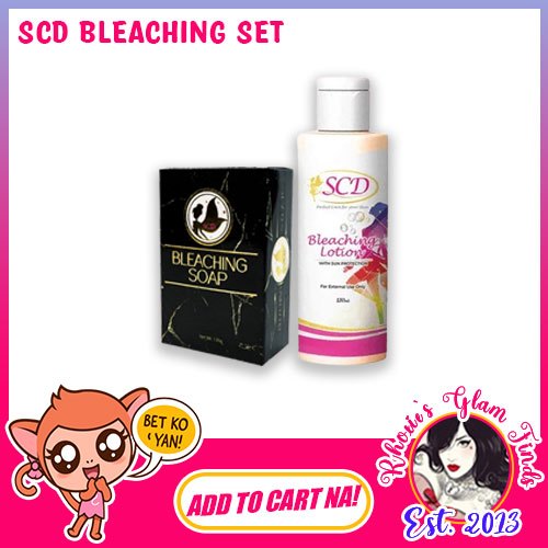 SCD Bleaching Set (Lotion + Soap) | Shopee Philippines
