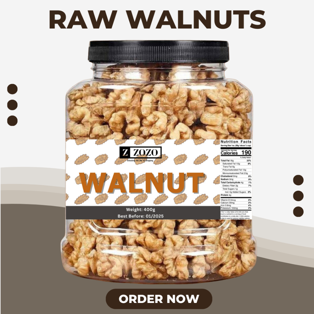 Premium Raw Walnuts - Crunchy, Organic, Nutritious, and Heart-Healthy ...