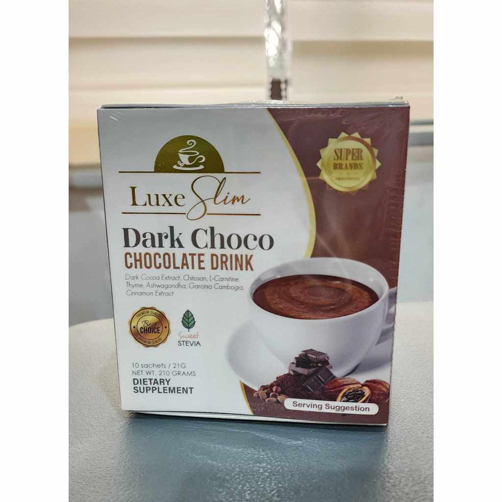 LUXE SLIM DARK CHOCO CHOCOLATE DRINK | Shopee Philippines