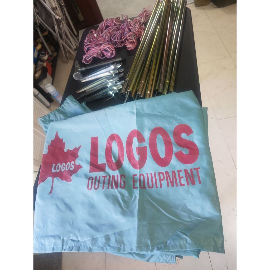 Logos Camping Tarp (Tarp is not waterproof see description) aluminum ...