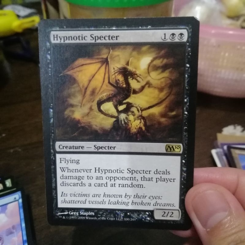 1 PLAYED Hypnotic Specter M10 MTG card magic the gathering | Shopee ...