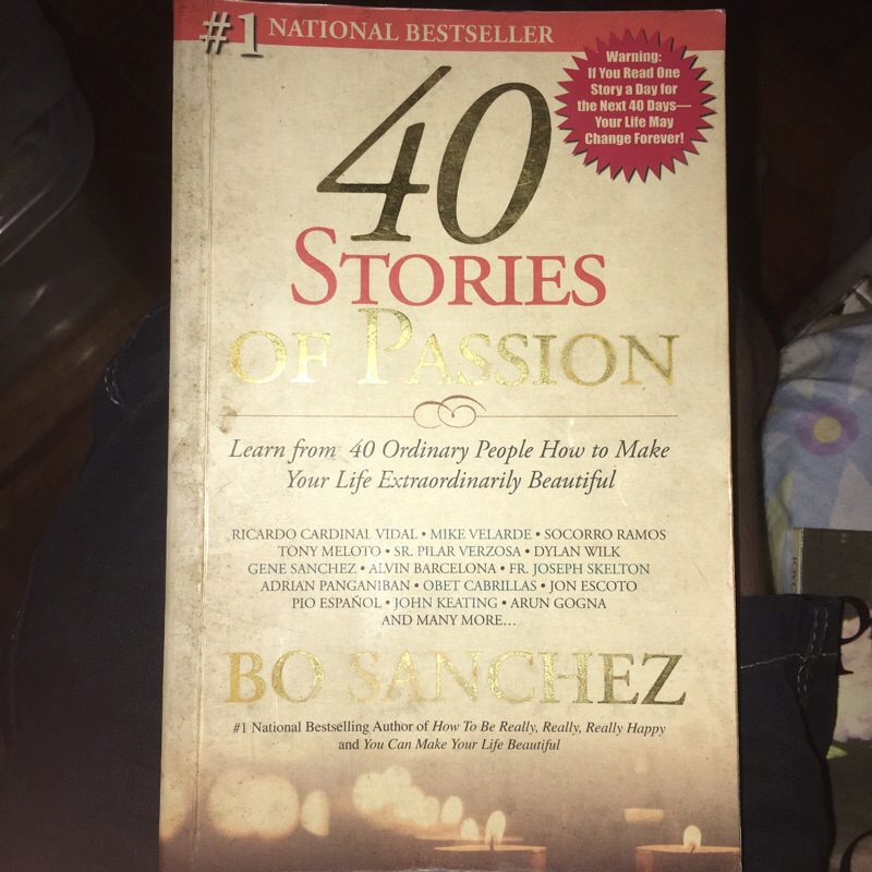 Bo Sanchez – 40 Stories Of Passion (Copyright 2008) | Shopee Philippines