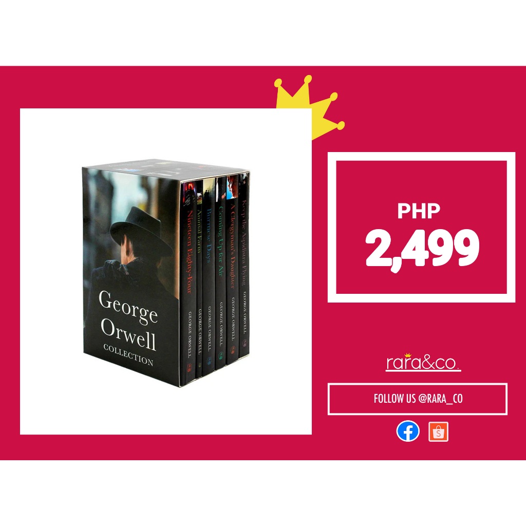 The George Orwell Complete Classic Essential Collection 6 Books Box Set ...