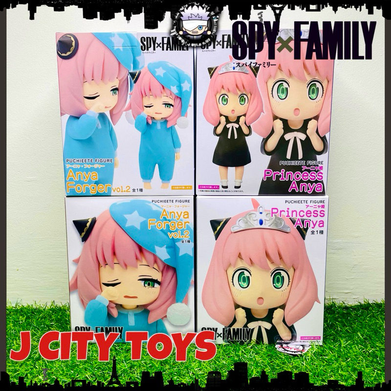 Spy x Family Taito Figure Puchieete Princess & Sleepy Anya | Shopee ...