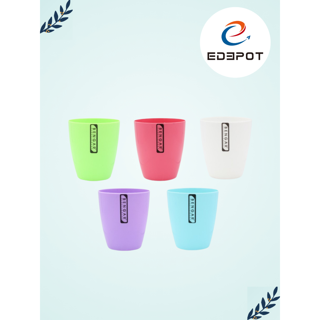 Edepot Colorful Plastic Cups For Kids Drinking Baso Reusable | Shopee ...