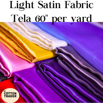 Light Satin 60" Width TELA/FABRIC ONLY (YARD) | Shopee Philippines