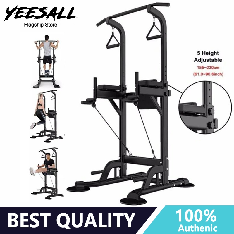 【TOP SALE】Pull Up Machine Pull Up Station Tower Power Dip Gym Home Bar ...