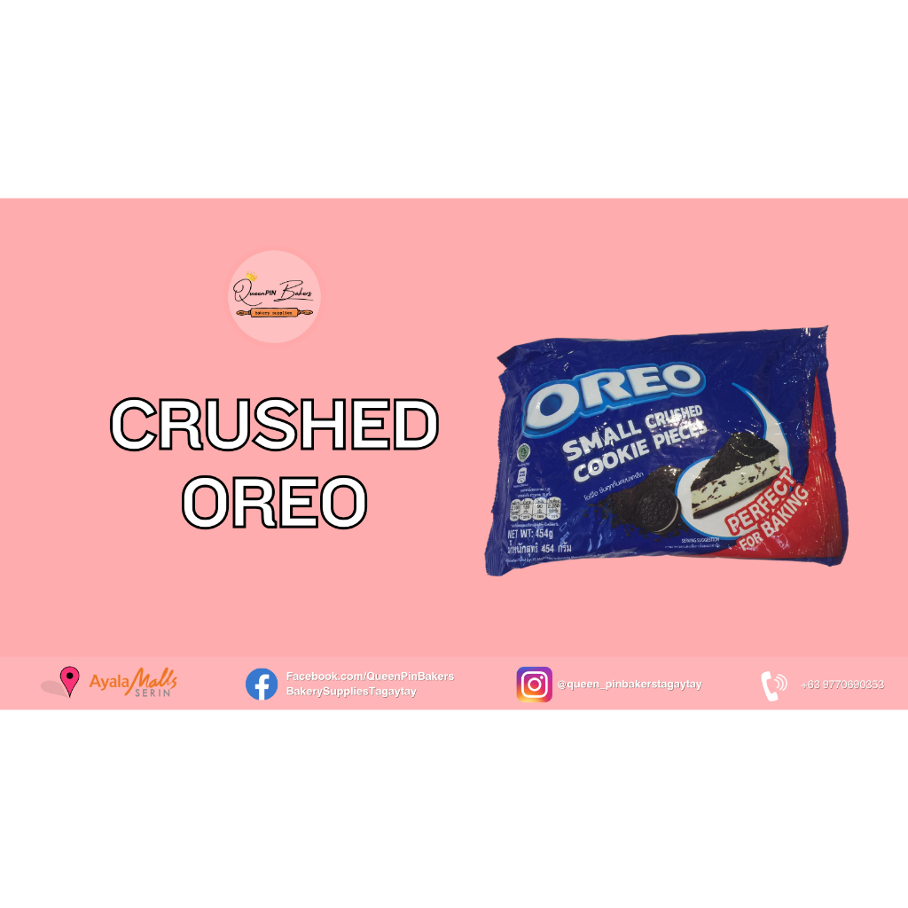 CRUSHED OREO 500grams | Shopee Philippines