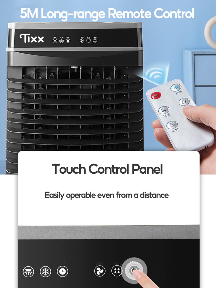 Tixx Air Cooler Fan Air Conditioner with Remote Control/Button 50L/40L ...