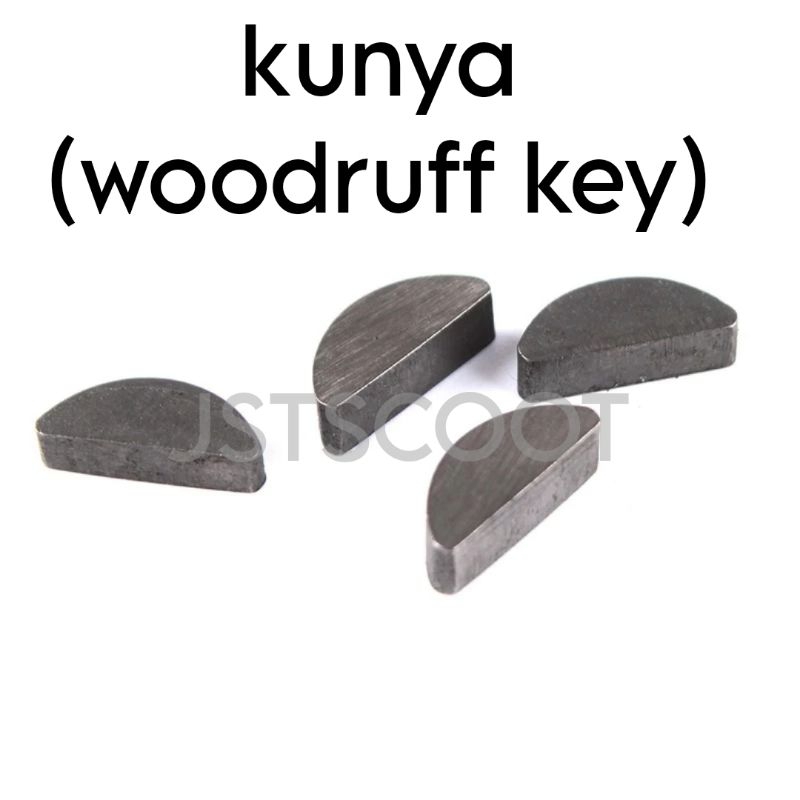 Woodruff key (kunya) 49cc-71cc scooter and mini motorcycle (Sold per ...