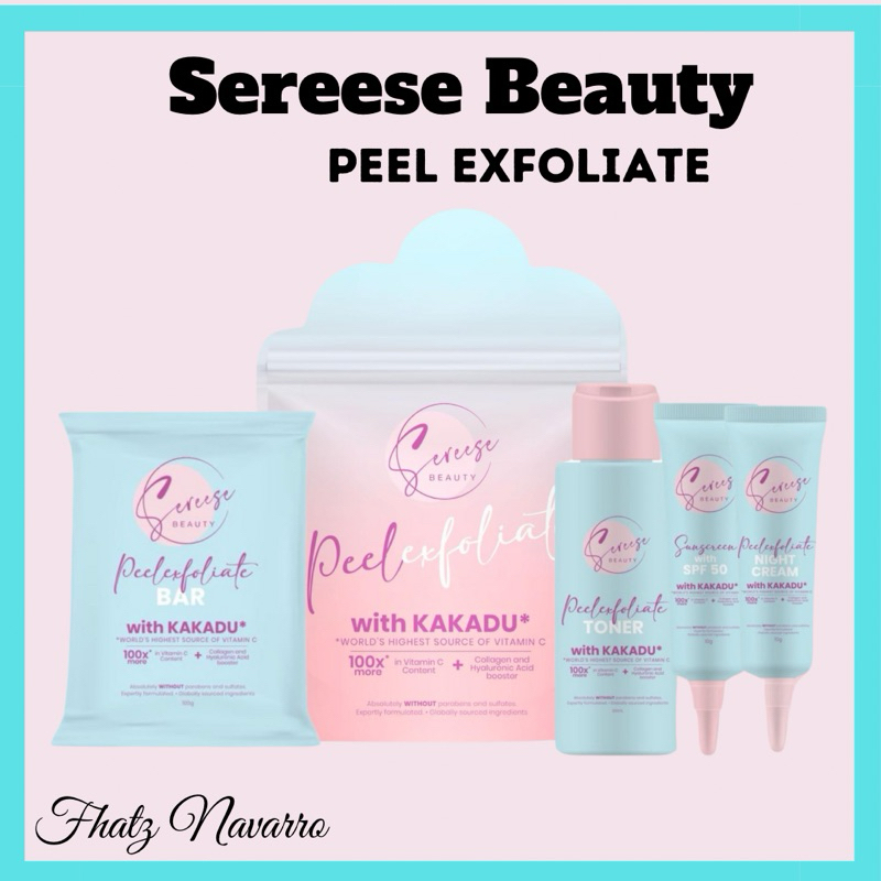 Sereese Beauty X Peel- Exfoliation ( Rejuvenating Set ) | Shopee ...