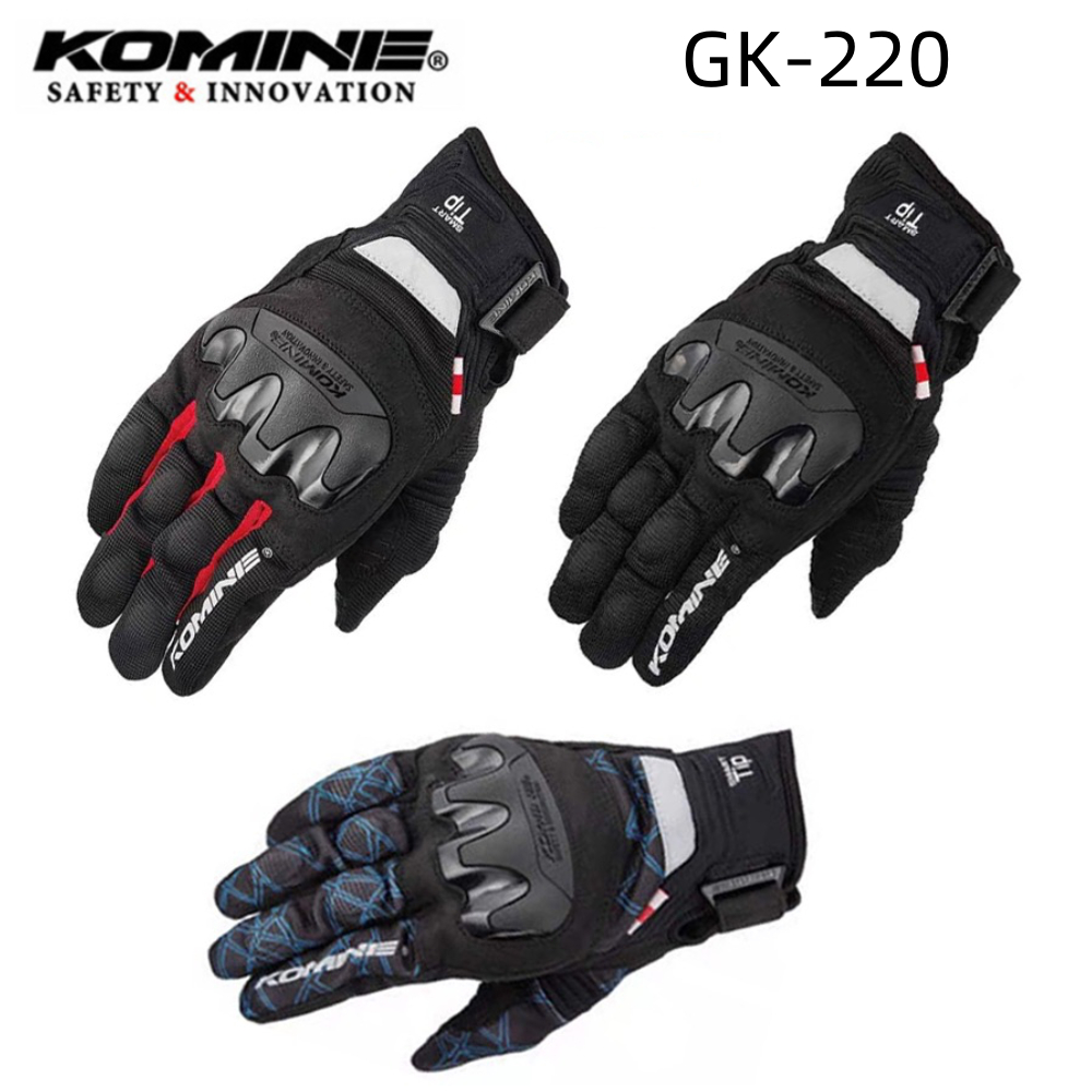 Japan Komine GK-162 GK-183 GK-220 Breathable Thin Spring/Summer Motorcycle Gloves Rider Riding ...