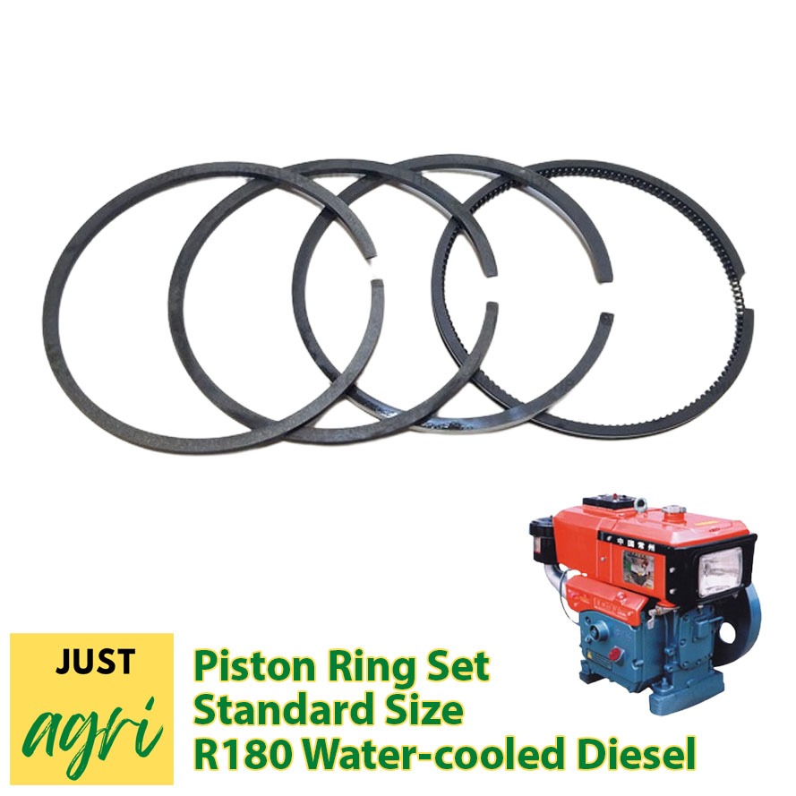Piston Ring Set Standard Size for R180 Water-cooled Diesel Engine | Shopee Philippines