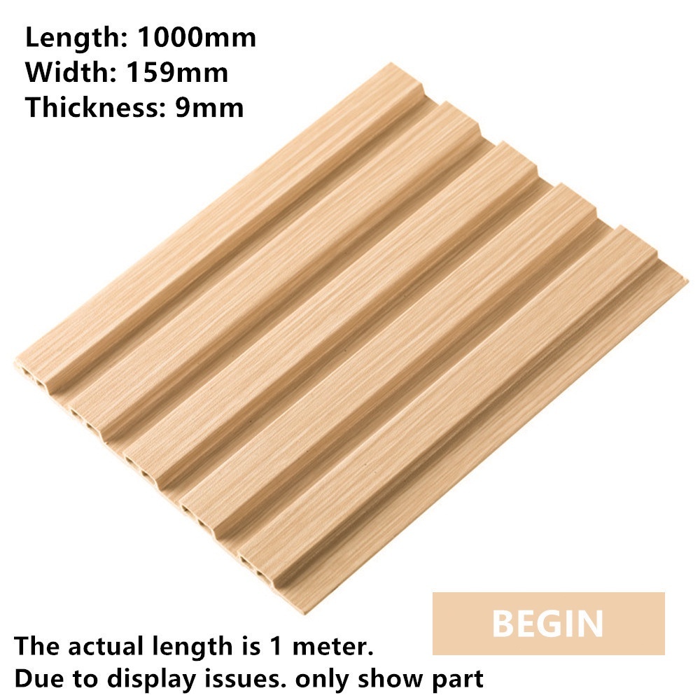 Waterproof Board PVC Grille Wall Panel Modern 3D Solid Ecological ...