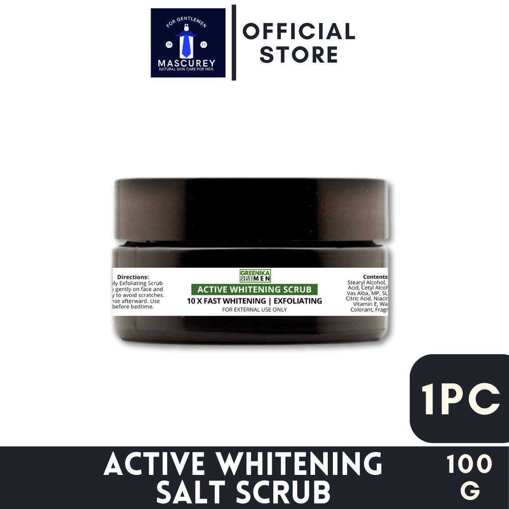 [ ACTIVE WHITENING + LIGHTENING DARK SPOTS ] 100G Greenika for Men ...