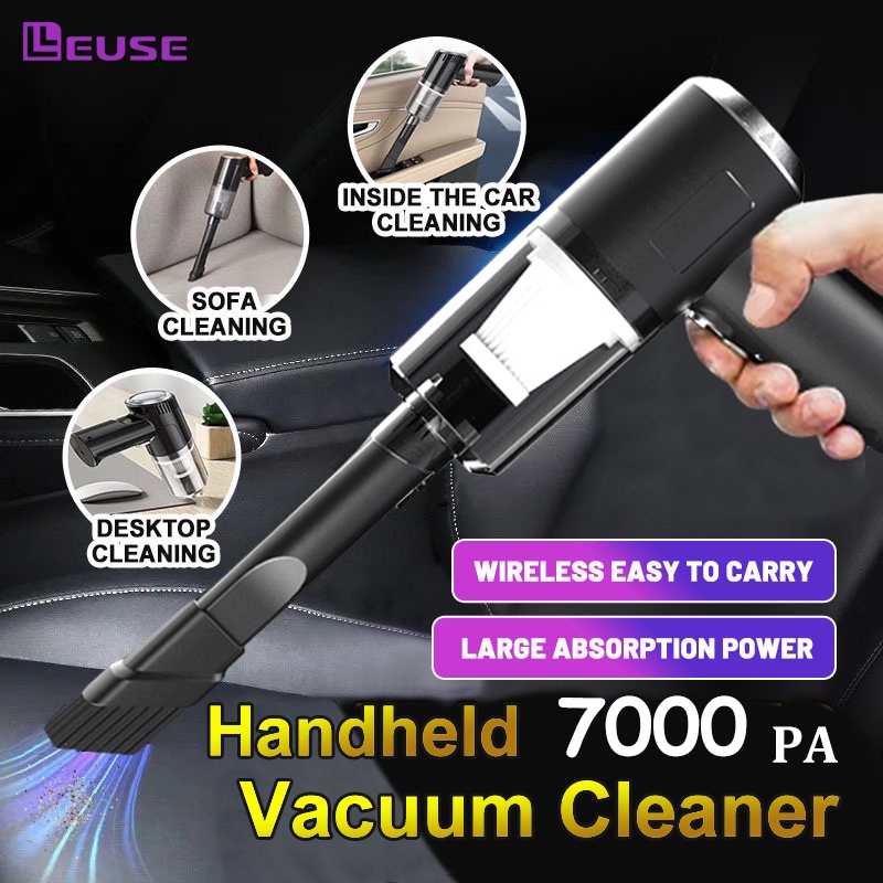 9000Pa small Vacuum CleanerPortable Wireless mini Handheld cordless ...